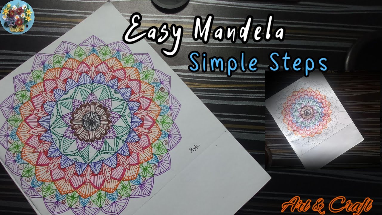Easy Mandela Art for Beginners | Learn How to Draw Mandela Art - YouTube