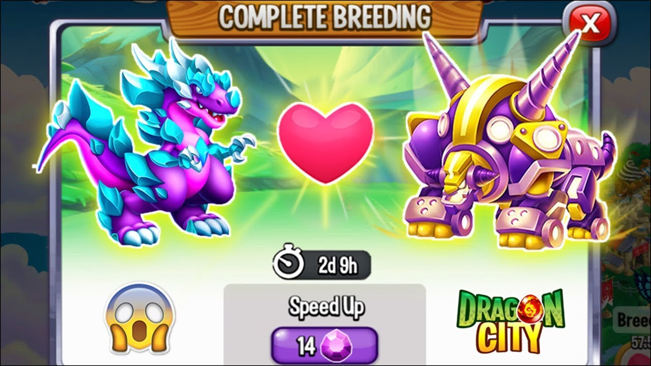 Dragon City: High Frozen Dragon vs High Cybernetic Dragon [EXCLUSIVE ...