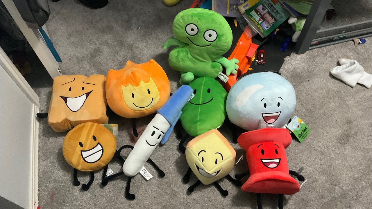 BFDI plush mini: stay on the bed! - YouTube