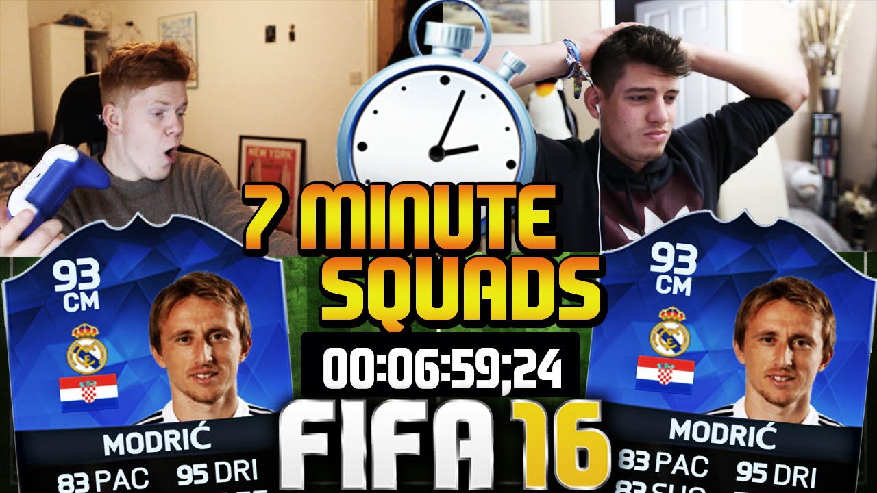 Fifa 16 7 Minute Squad Builder With Joel Jmx Speed Squad Builder
