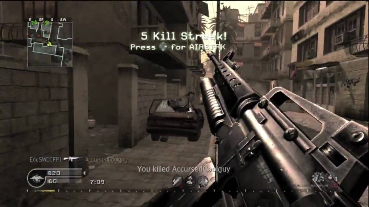 M16A4 - COD4 Modern Warfare - YouTube