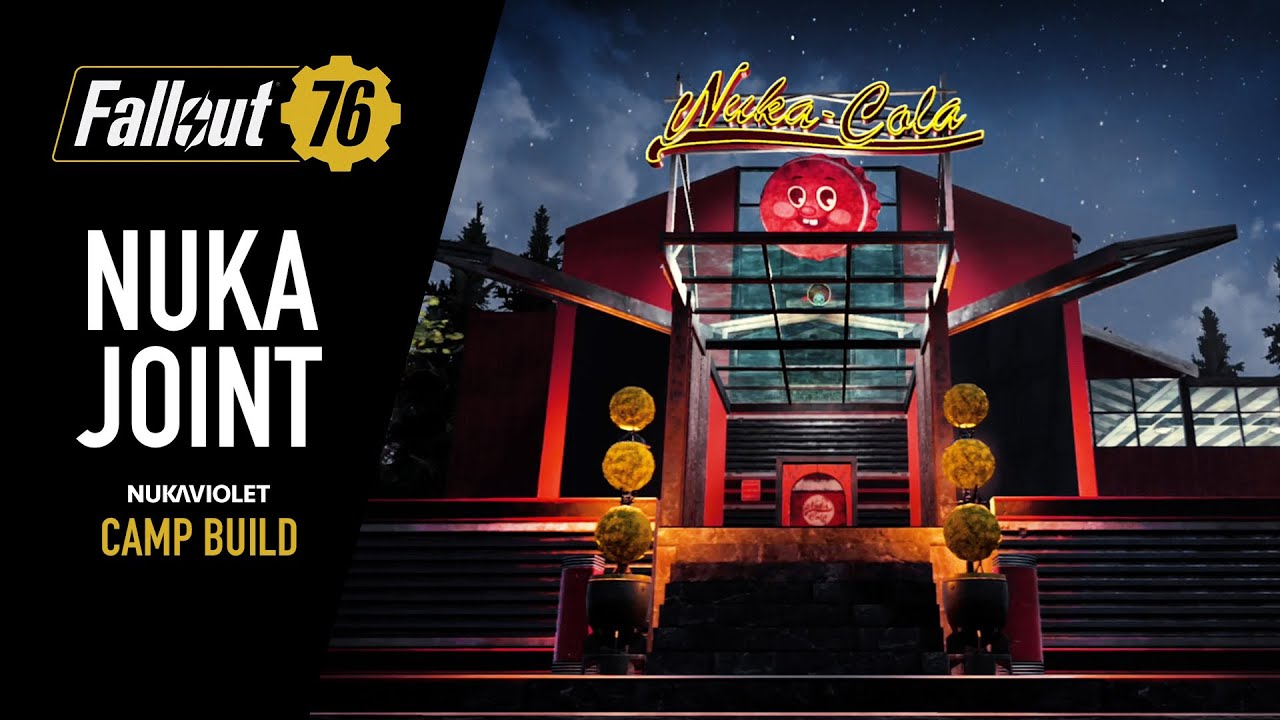 Fallout 76 Camp Build - Nuka Joint - YouTube