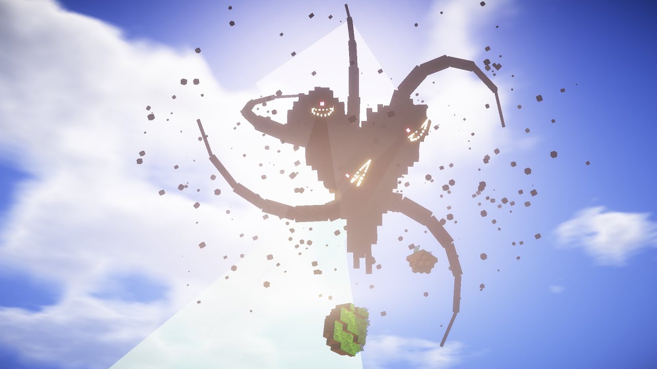 Crackers Wither Storm Mod With Shaders - YouTube