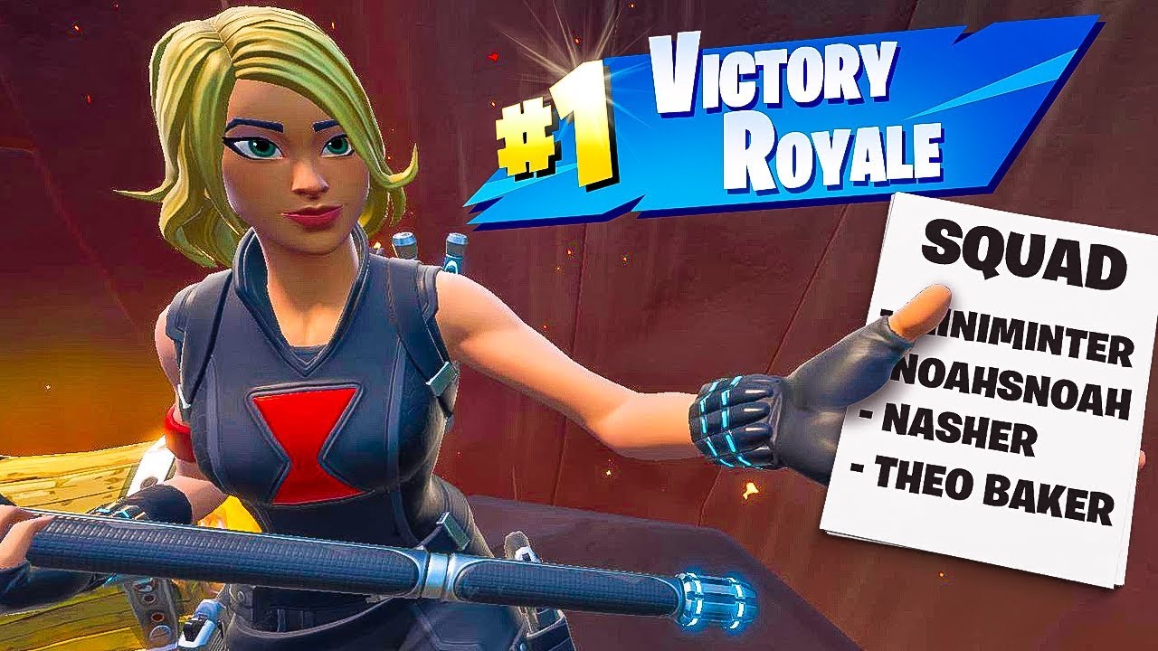 CARRYING MINIMINTER & NOAHSNOAH TO THE WIN! (Fortnite Battle Royale ...