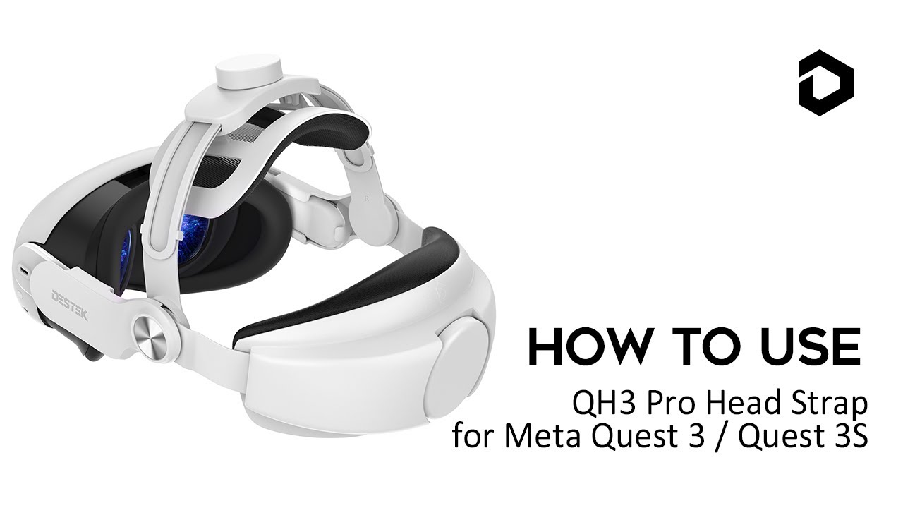 How to Use DESTEK QH3 Pro Head Strap for Quest 3 / Quest 3S - YouTube