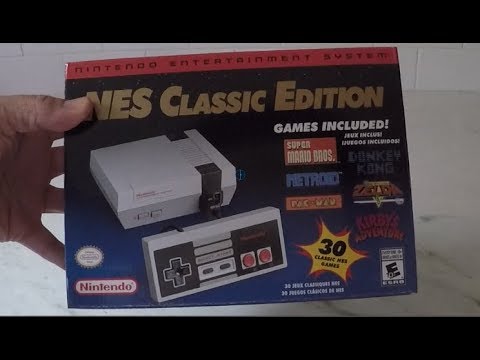 NES Classic Edition Unboxing and Demo - YouTube