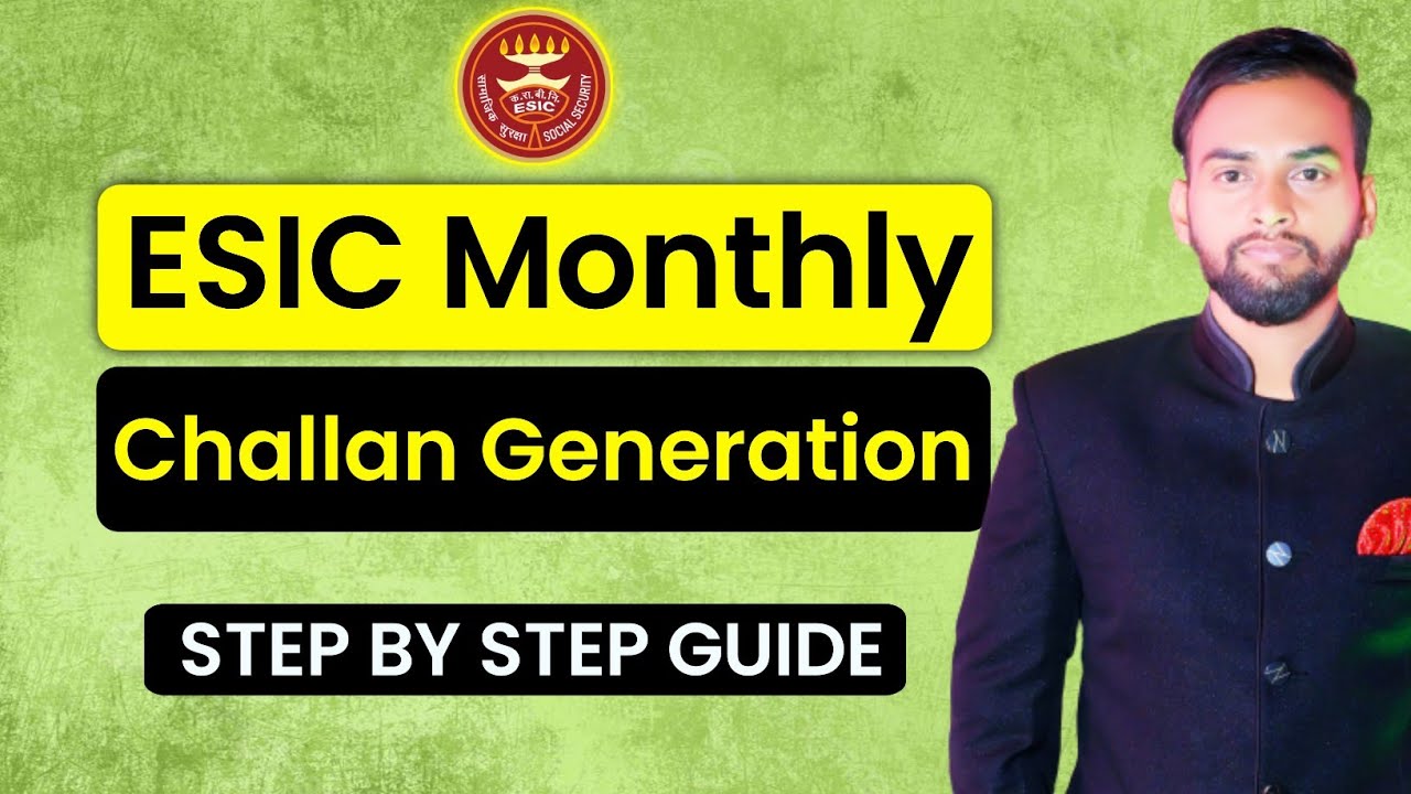 esic 🤔challan kaise banaye |ESIC Challan Process 2025 |how to create ...