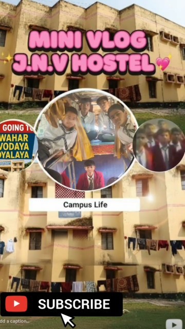 “Mini Vlog In JNV Hostel 🏨💖🏫” - YouTube