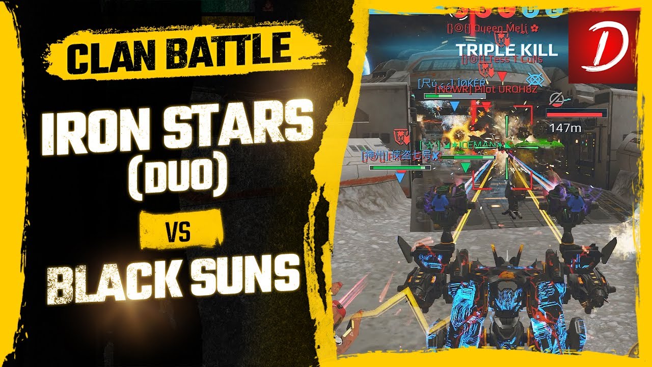 🔥 Iron Stars (Duo) vs Black Suns Clan Squad : Duo with Iceman : War ...