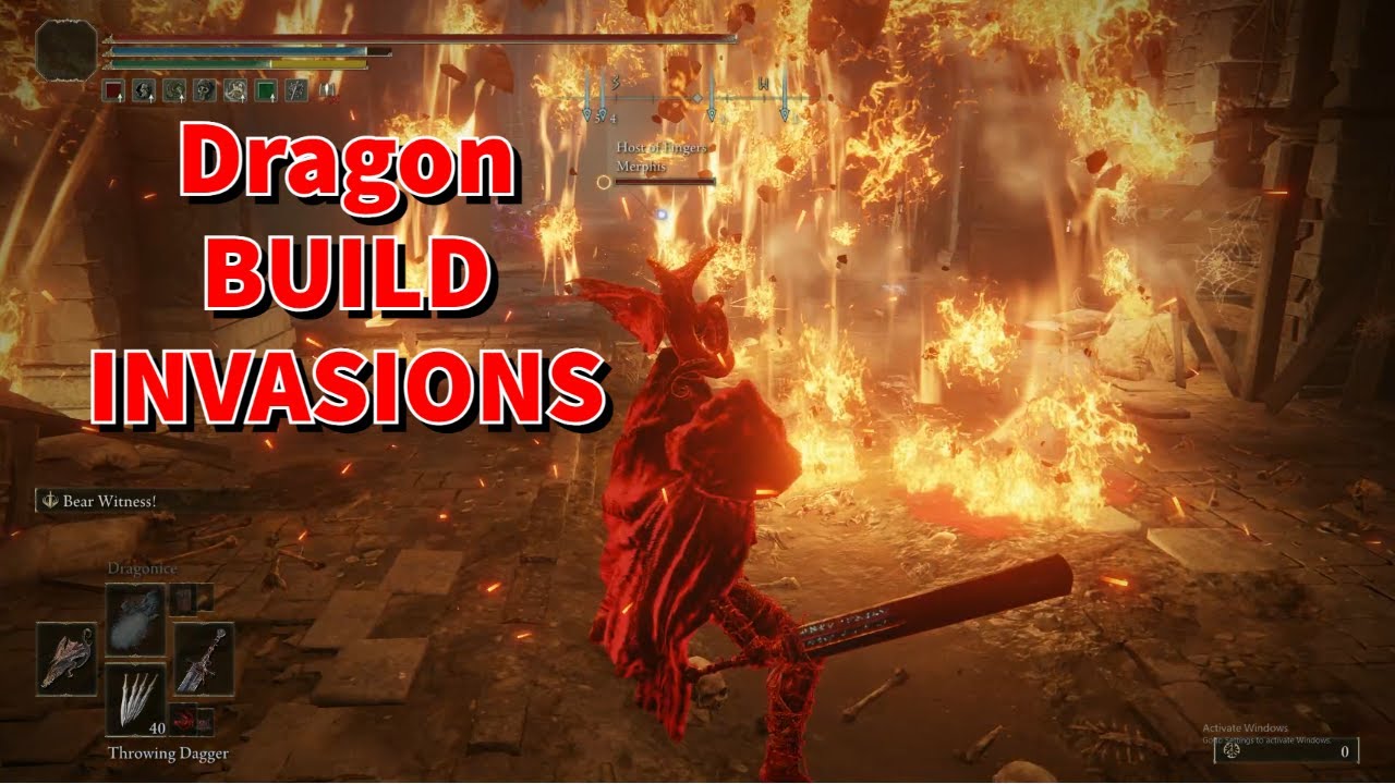 Elden Ring | Dragon Build Invasion | Pvp - Invasions - YouTube