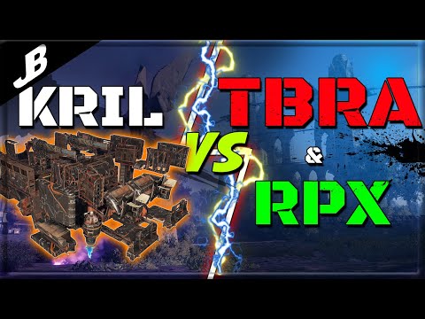 Getting Bullied by Annihilator drones Again - KRIL vs TBRA and RPX CLAN WARS Crossout