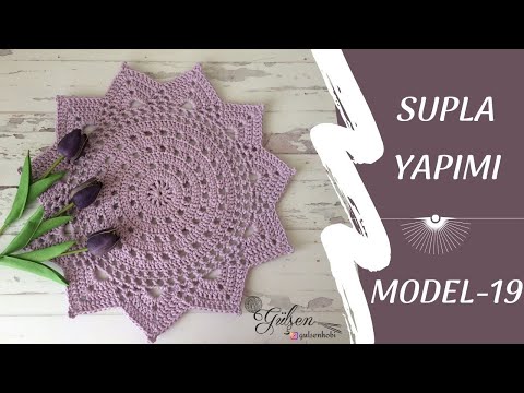 PAMUK MAKROME İPİYLE İLE SUPLA YAPIMI  (MODEL - 19 )