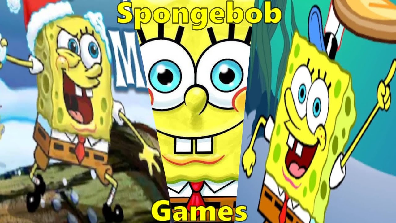 Playing Classic Spongebob Flash/Web Games - YouTube