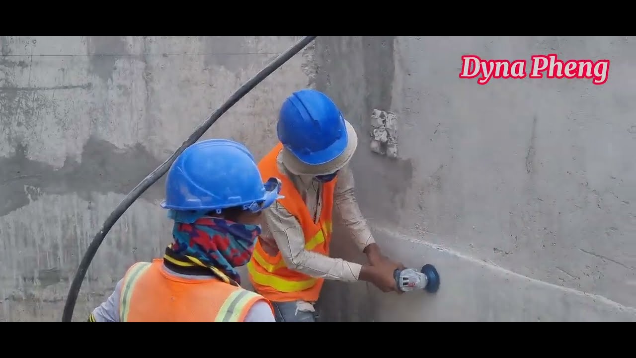 Construction tip cut and chipping for bonding - YouTube