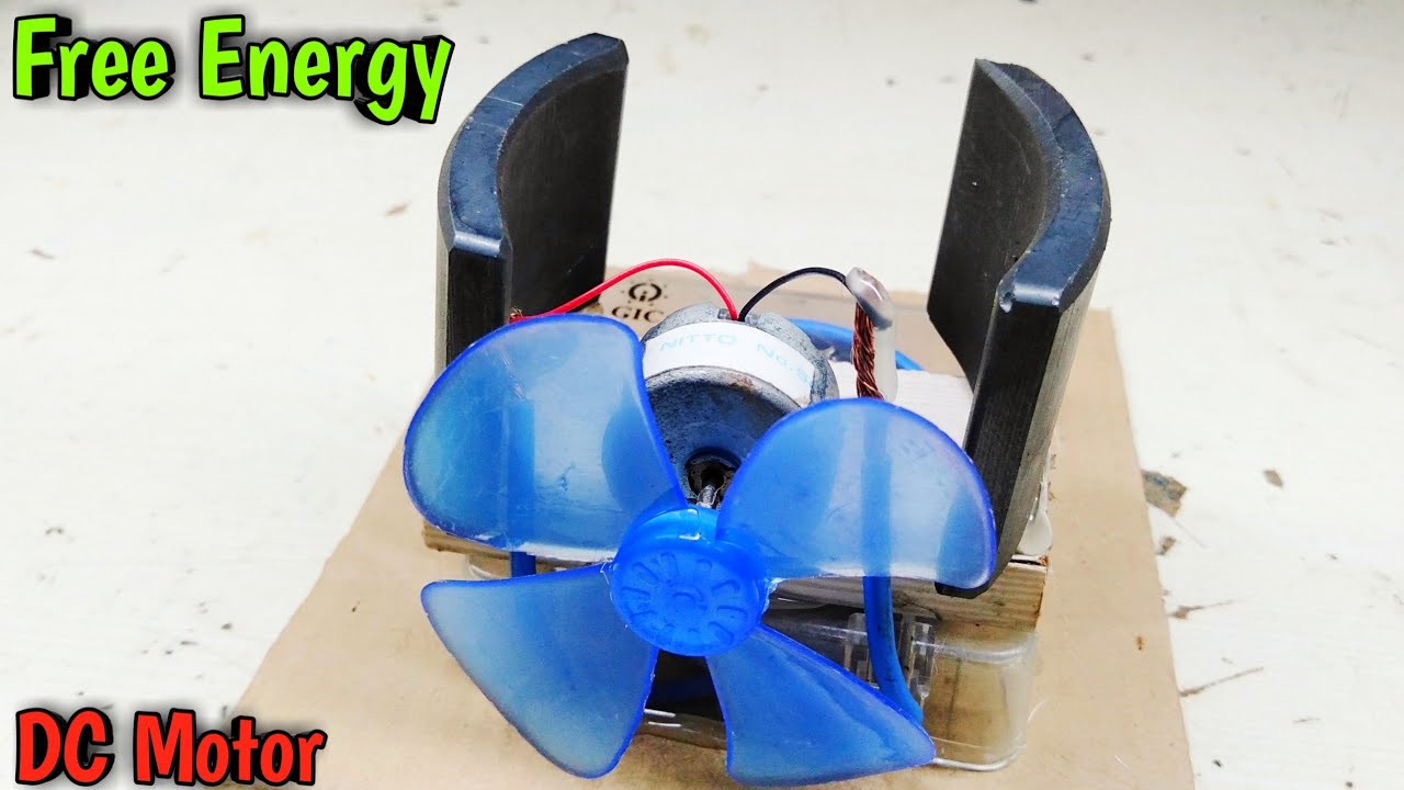 How to make free energy generator with dc motor homemade. - YouTube
