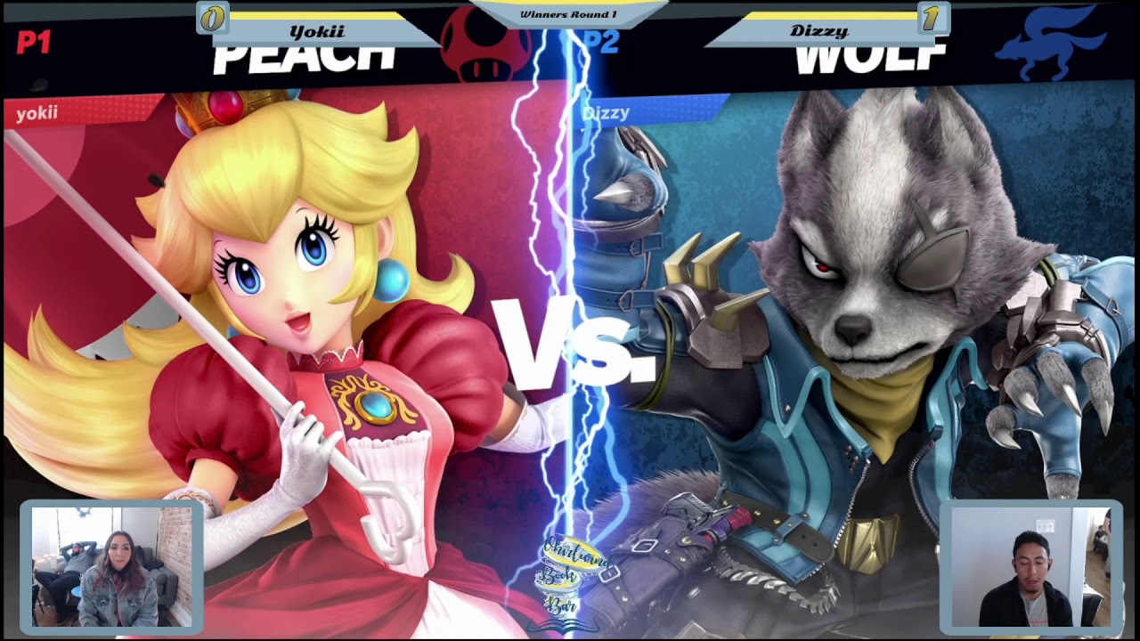 The Whirlwind Tourney - Yokii(Zelda/Peach) VS. Dizzy(Wolf) - YouTube