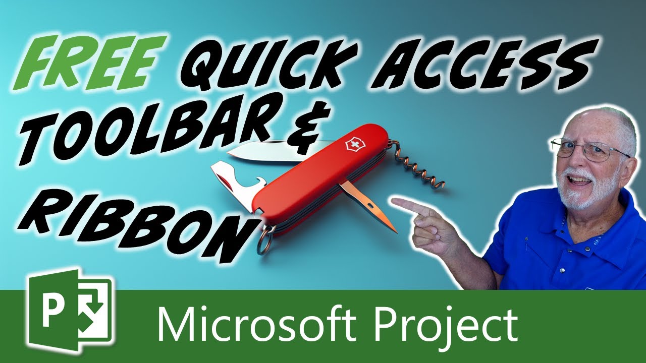 Free Ribbon and Toolbar for Microsoft Project Professional - YouTube