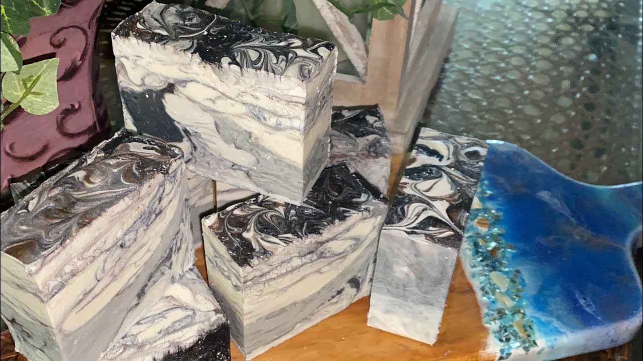 #3 SOAP MAKING TUTORIALS/MARBLE/granite looking soap/COLD PROCESS SOAP ...
