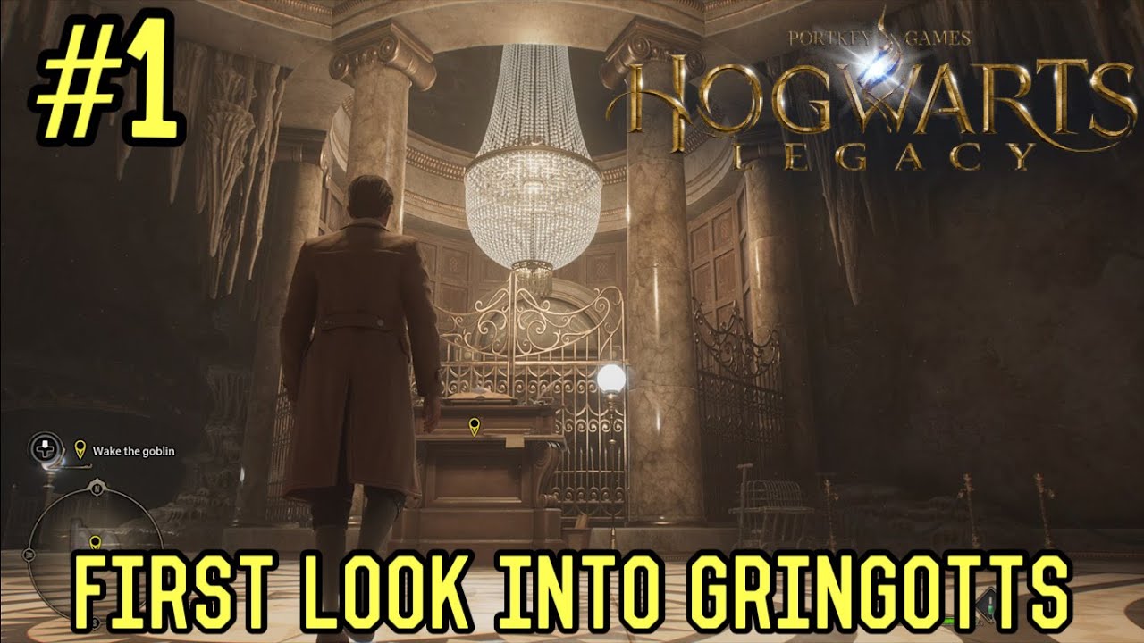 The Introduction Into Hogwarts Legacy | Gringotts Bank - YouTube