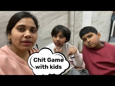 Chit Game With Kids 🎲 | Cute & Funny Mini Vlog - YouTube
