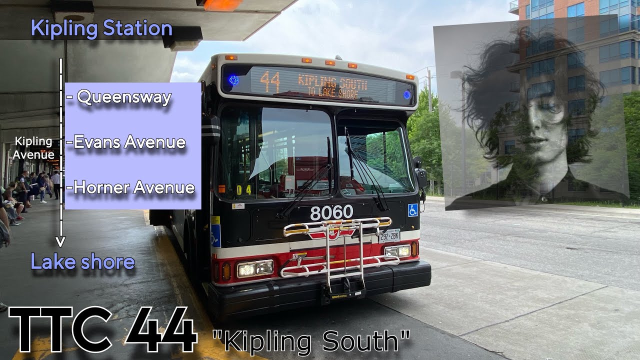 【不願分離】TTC 44 "Kipling South" Kipling Station → Lake Shore - YouTube