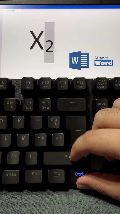 type exponent in microsoft word - YouTube