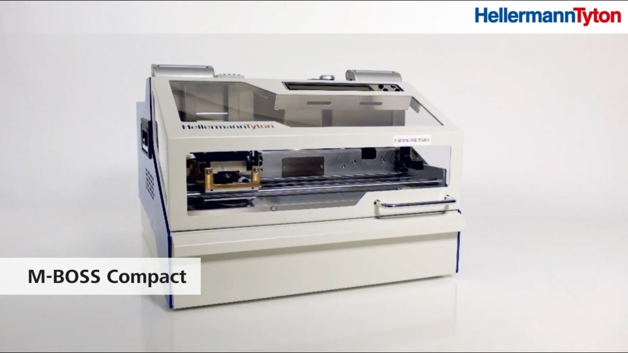 How to Use the Hellermann-Tyton M-BOSS Compact - YouTube