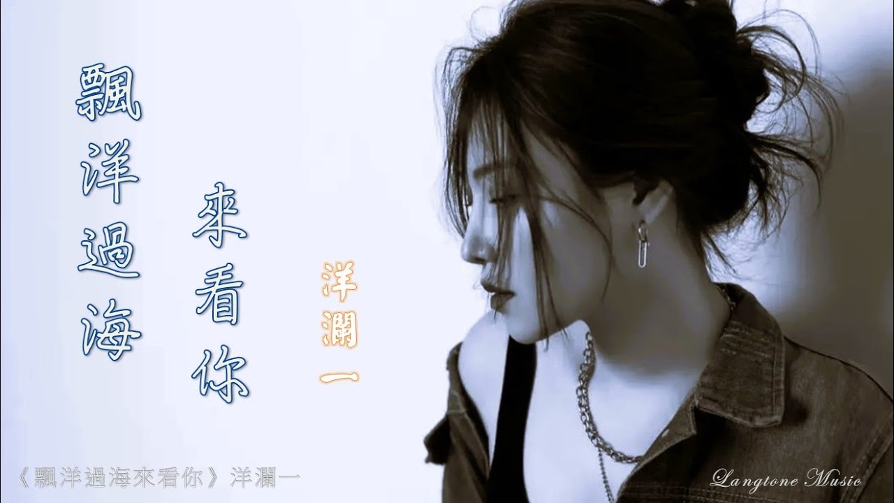 飄洋過海來看你 Piao yang guo hai lai kan ni 洋瀾一 Yang Lan Yi #動態歌詞 Pinyin ...