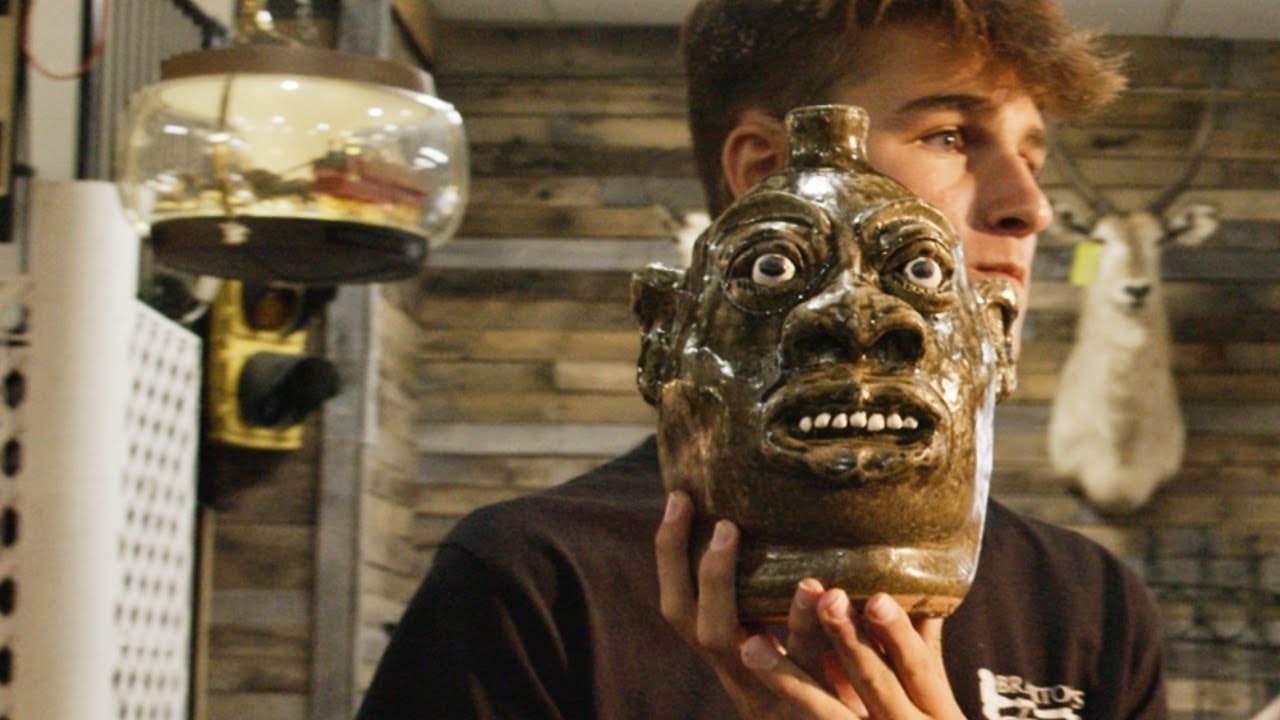 "What's It Worth?" - Lanier Meaders Face Jug - Live History, Evaluation ...