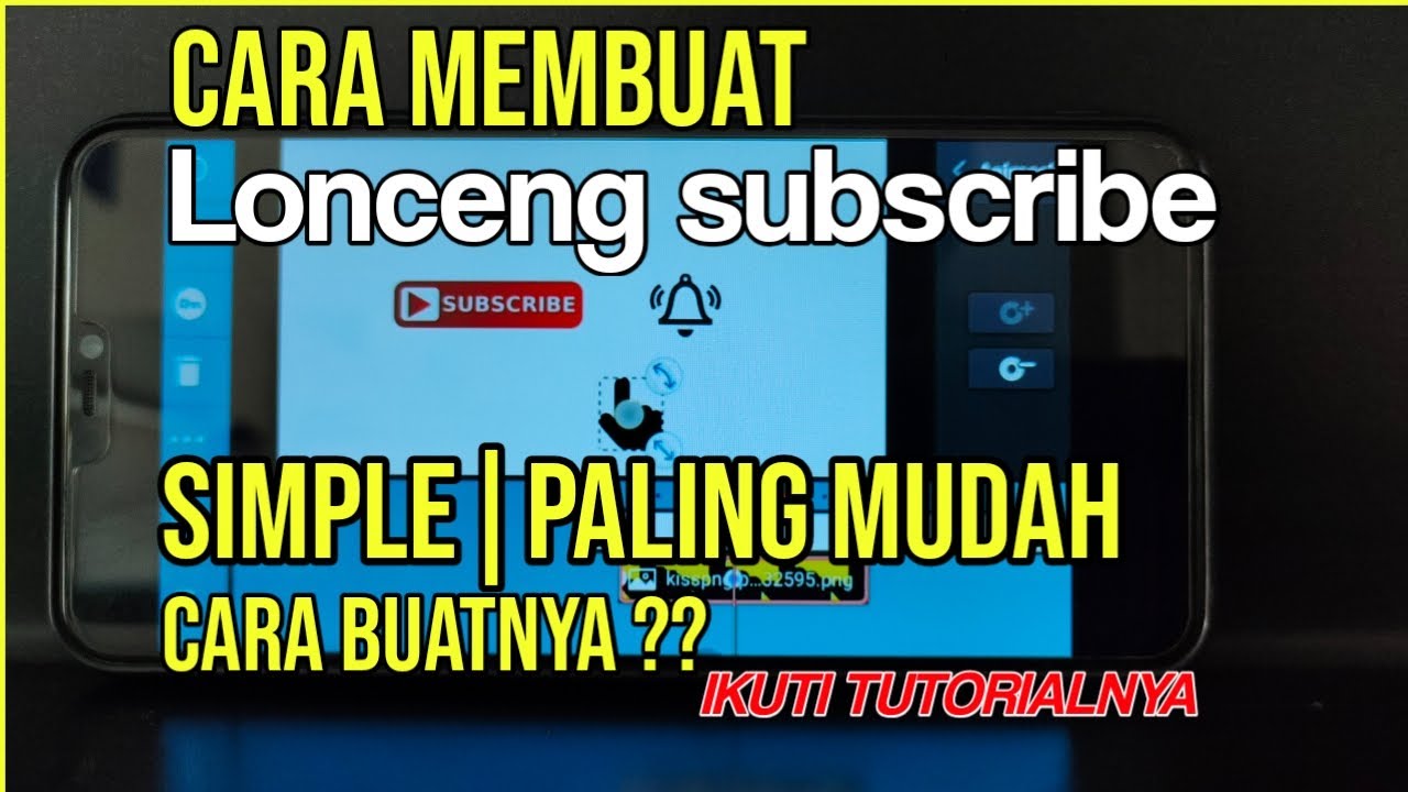 Membuat LONCENG dan SUBSCRIBE simple|paling mudah|titorial lengkap ...