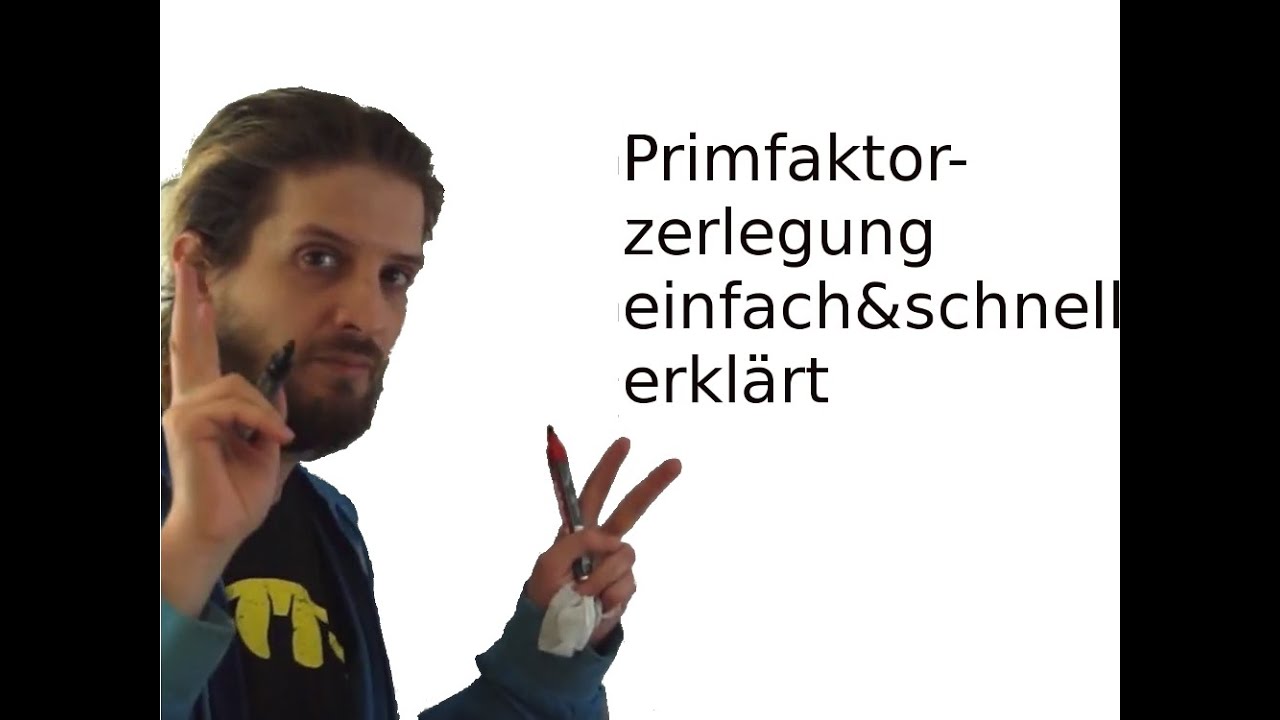 Primfaktorzerlegung, schnell und einfach erklärt mit Beispielen - YouTube