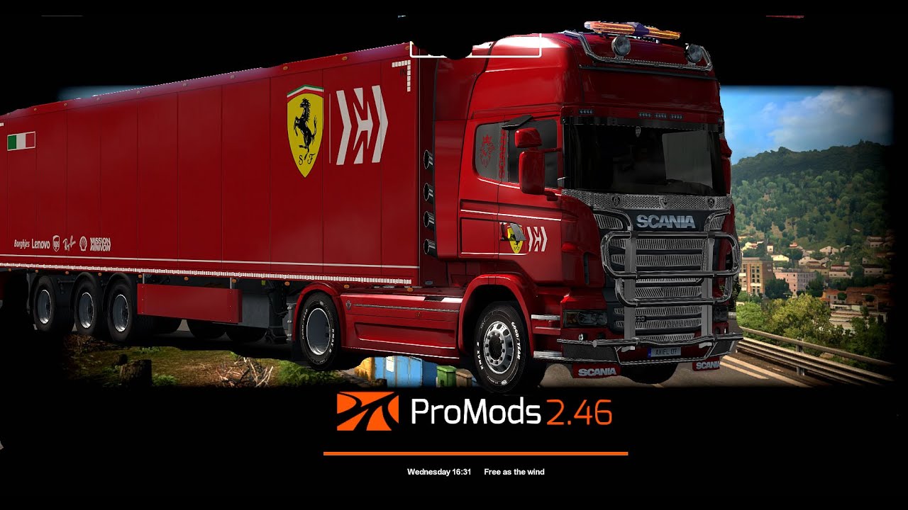 Promods 2.46 * Load Order and the First Ride - YouTube