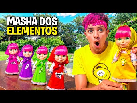 FIZ A MASHA E O URSO DOS ELEMENTOS *Os Rosa gostaram ?