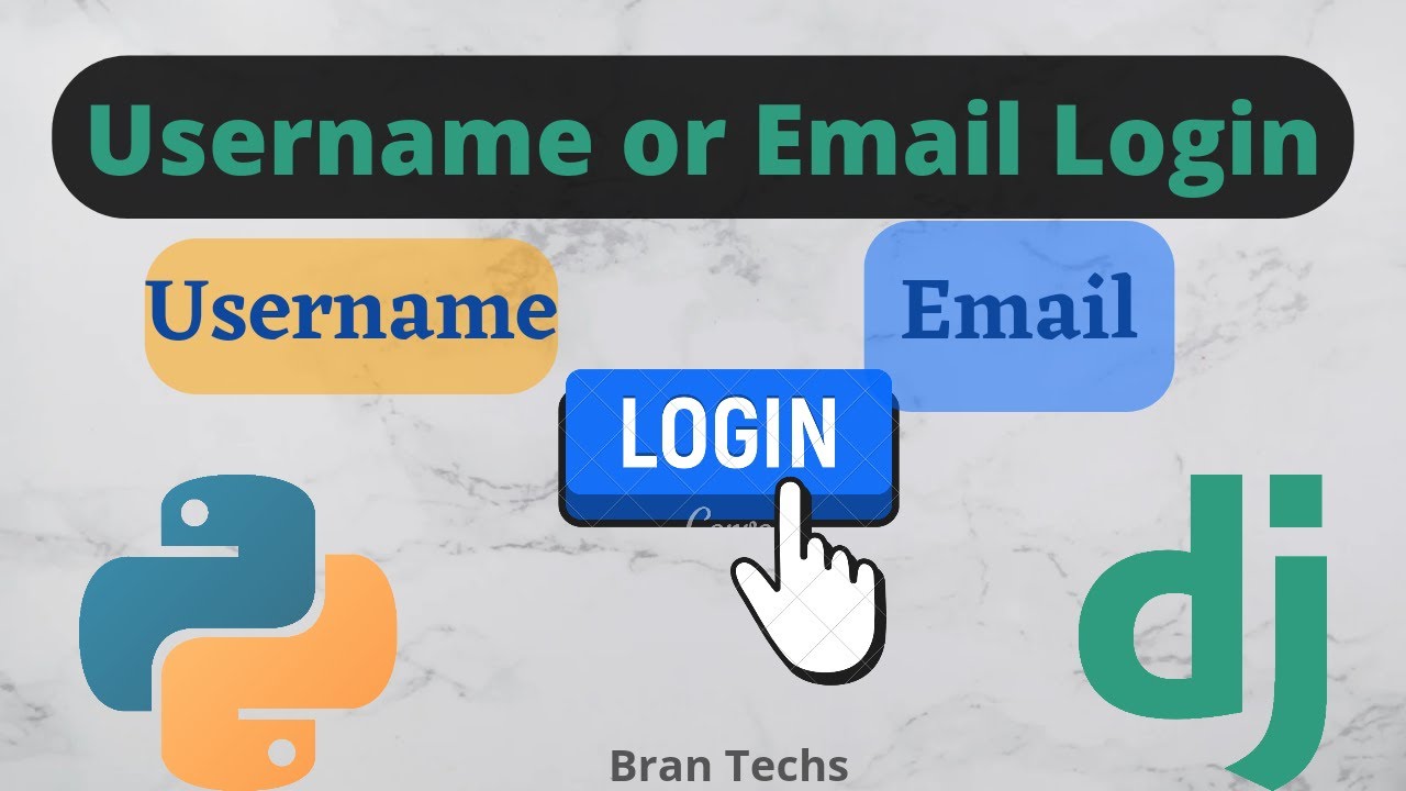 Login users with username or email - YouTube