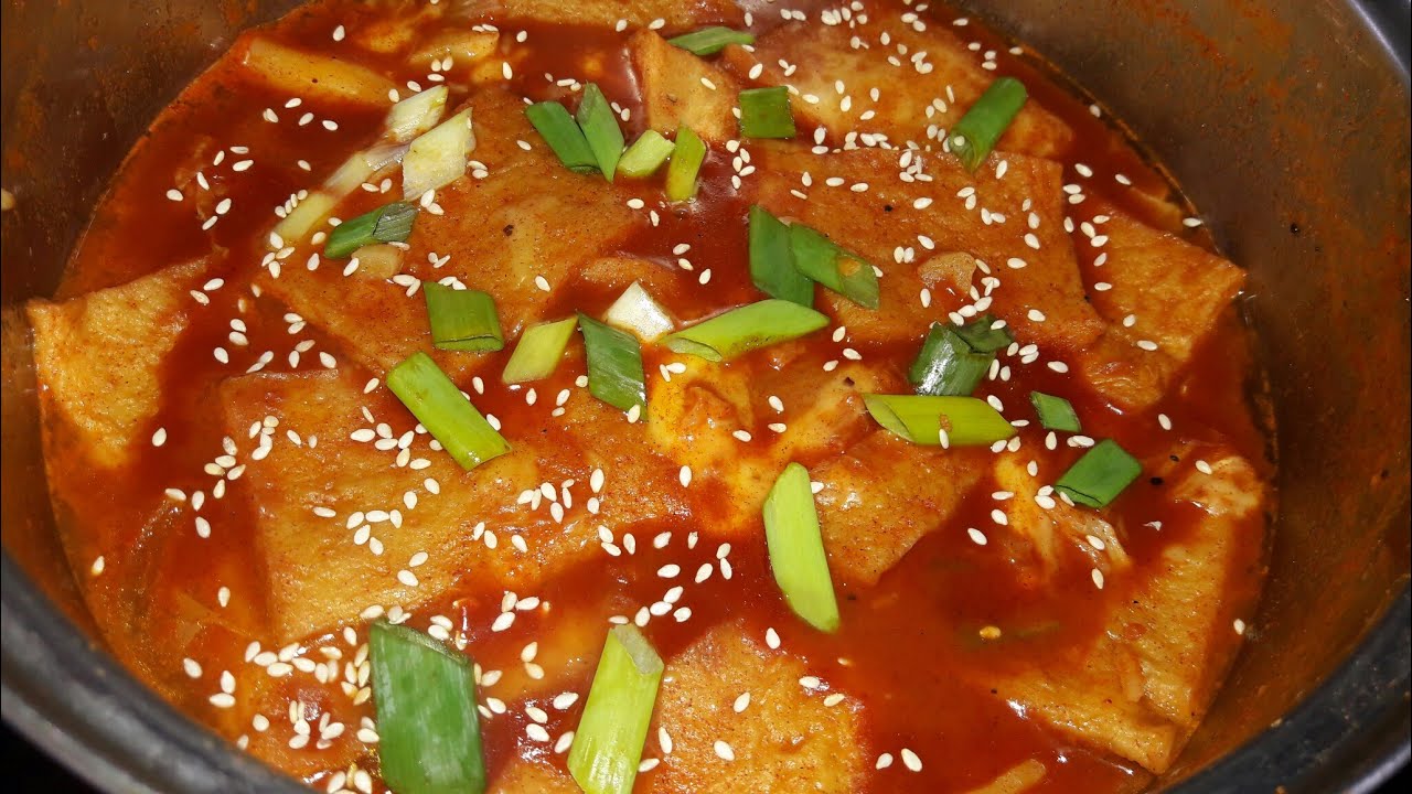 How to cook Tteokbokki? Simple recipe tteokbokki - YouTube