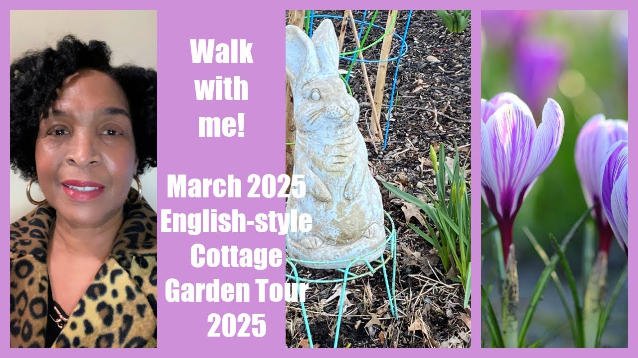 English-style Cottage Garden Tour 2025/ March Awakening of the Spring ...