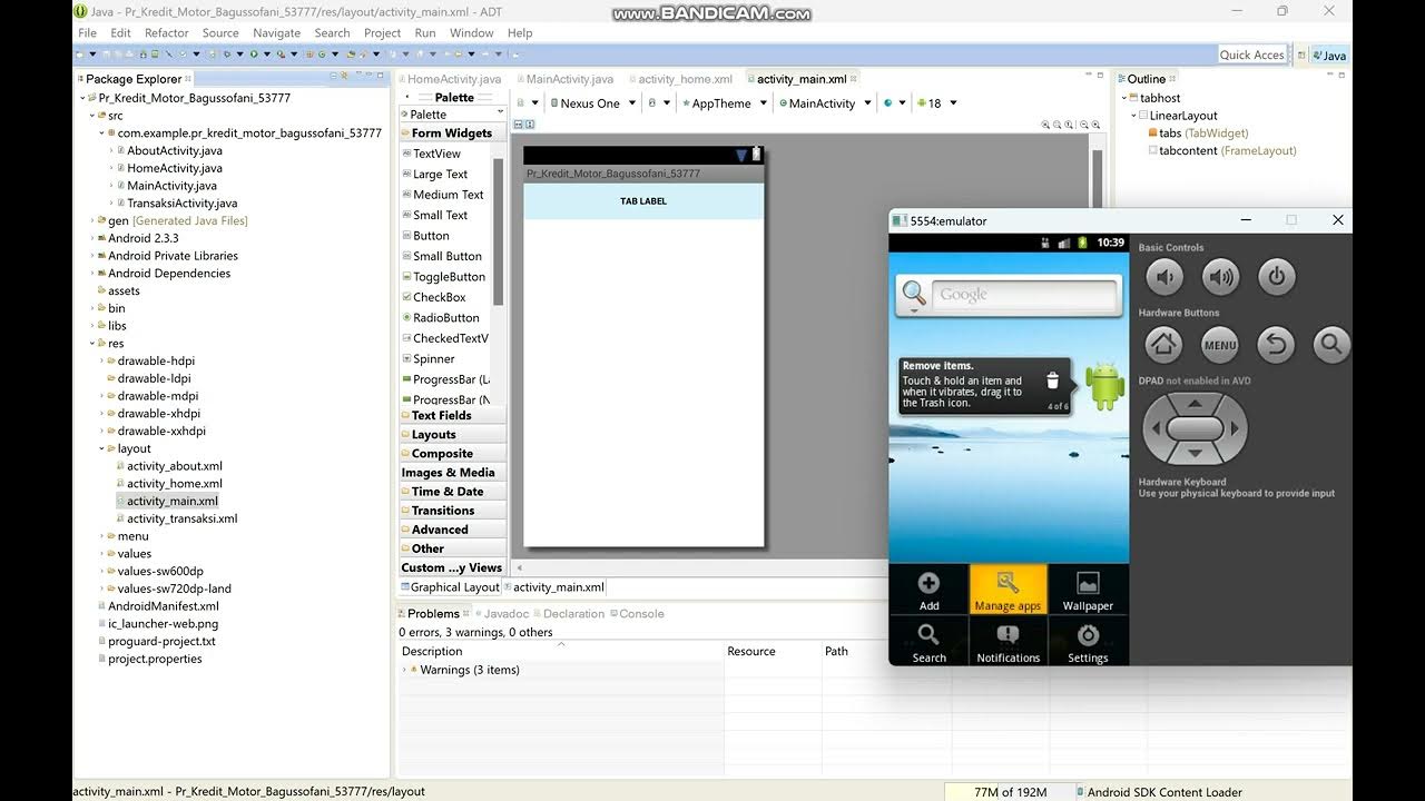 Presentasi Menu Tab Host - YouTube