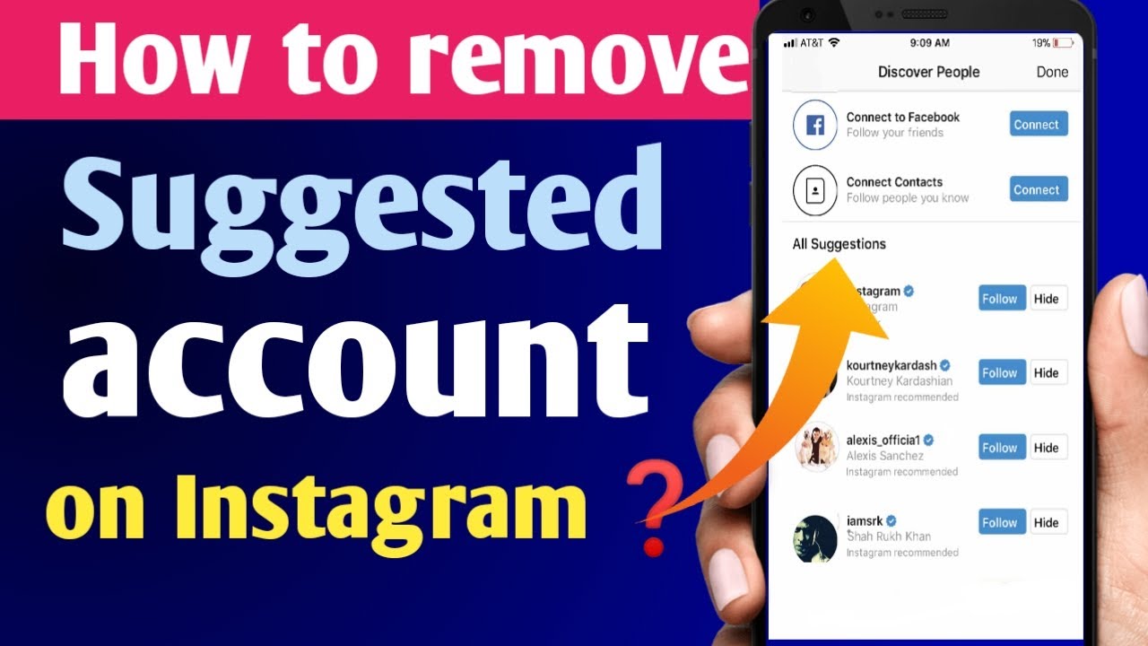 How To Remove Suggested Accounts On Instagram, - YouTube