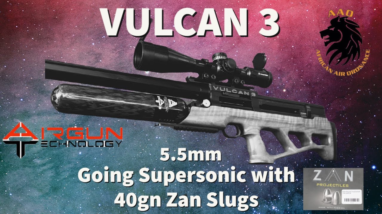 Vulcan 3 Going SUPERSONIC with 40 gn Zan Slugs - YouTube