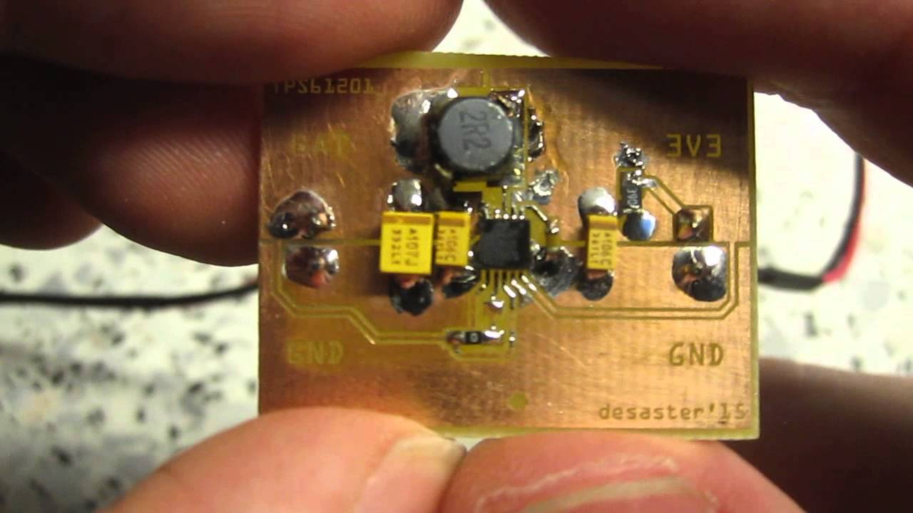 boost converter + led - YouTube