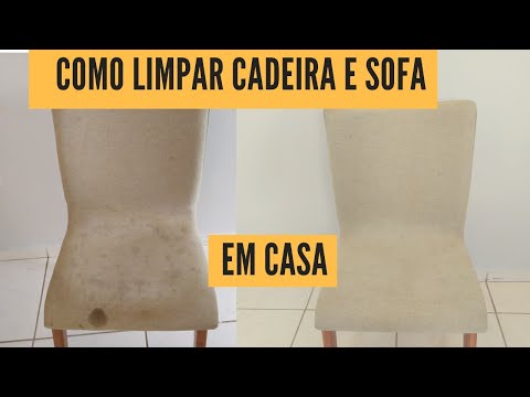 COMO LIMPAR SOFÁ E CADEIRA EM CASA