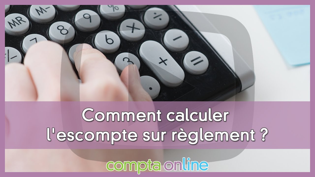 Escomptes sur factures, accordés et obtenus - YouTube