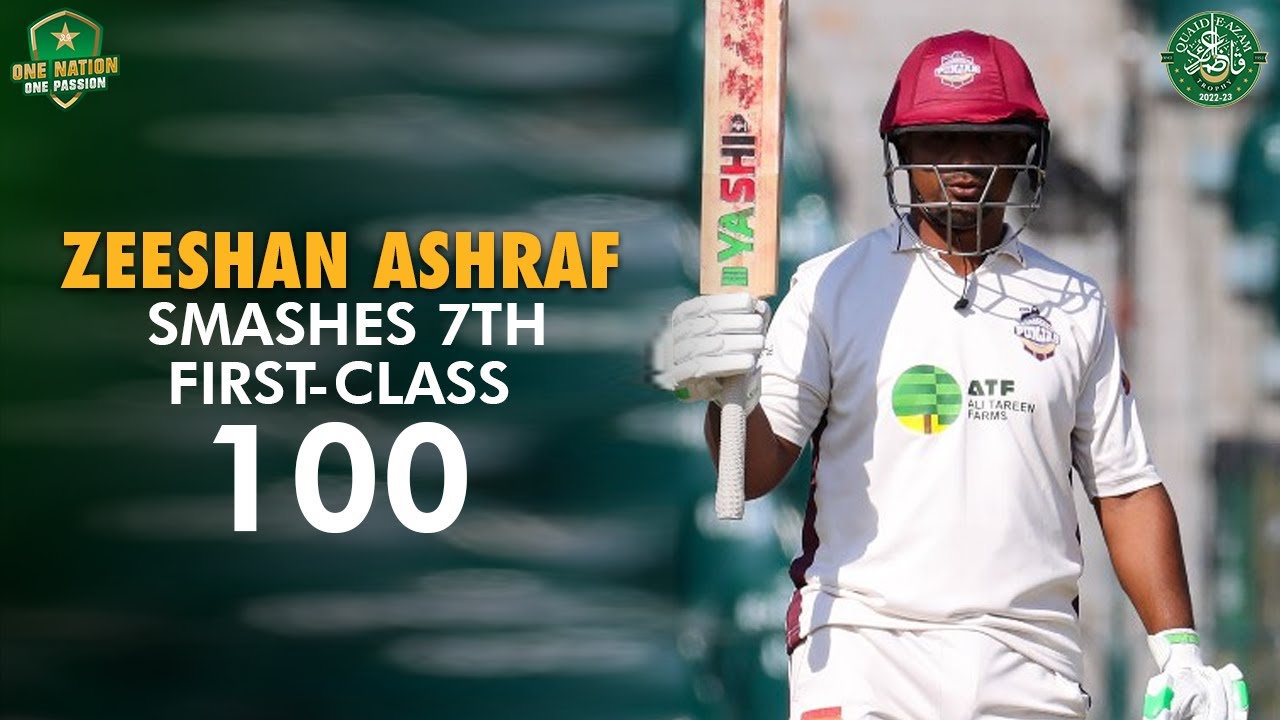 Zeeshan Ashraf Smashes 7th First-Class 💯 | Southern Punjab vs Central ...