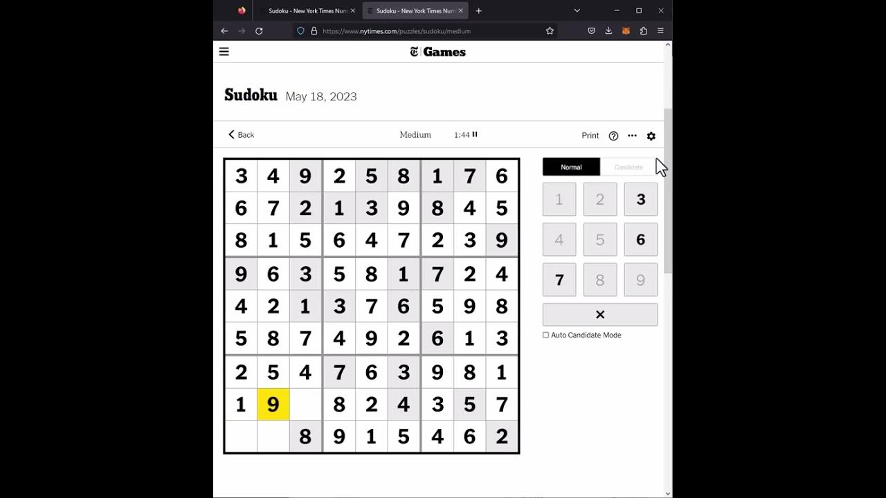 NYT Sudoku Answers Today 18th May 2023 YouTube nyt-sudoku-answers-today-18th-may-2023-youtube