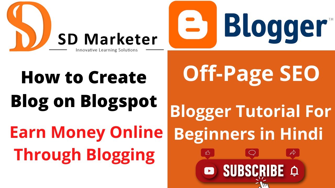 How to Create Blog on Blogspot for Beginners| SEO Blog Submission Earn ...