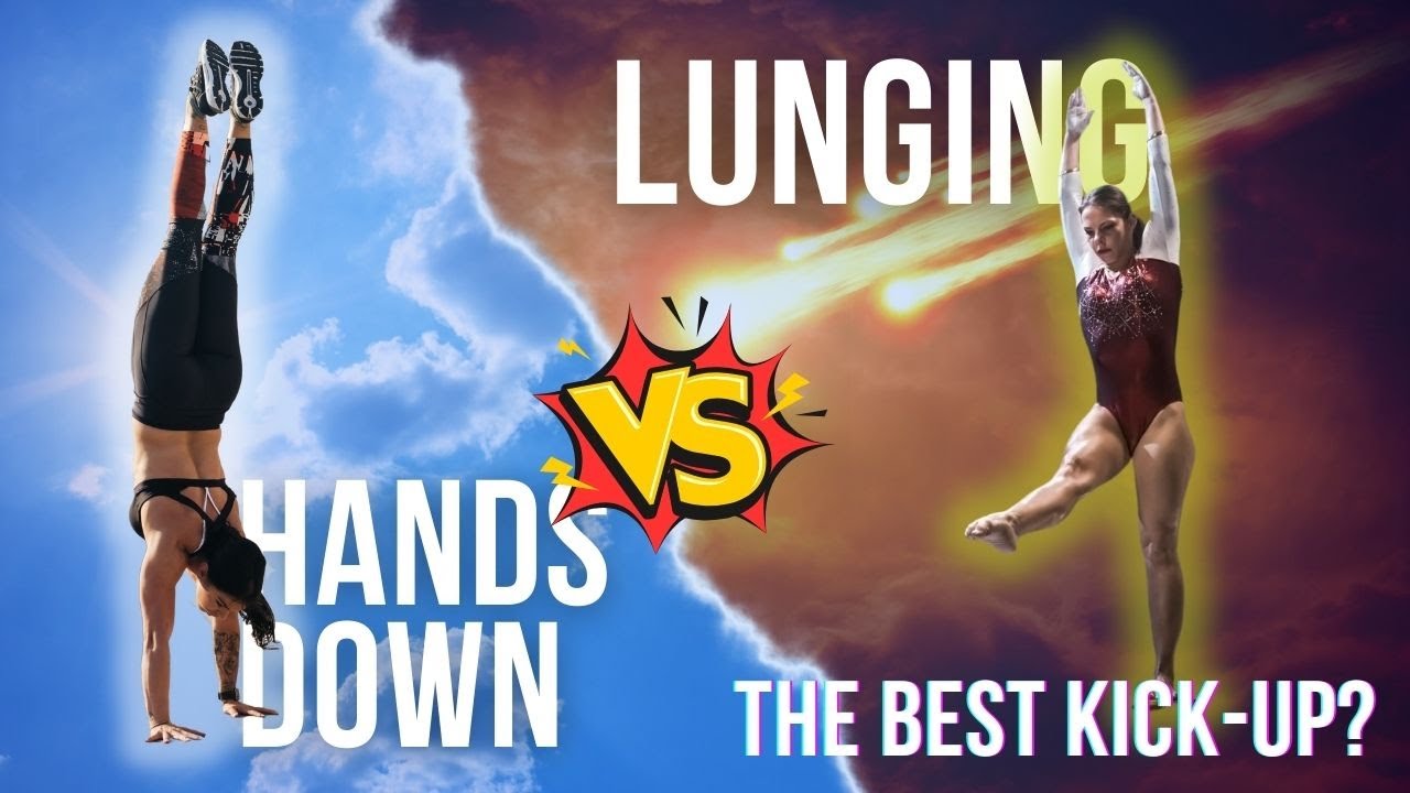 The Best Handstand Kick-up: Lunging or hands on the floor? - YouTube