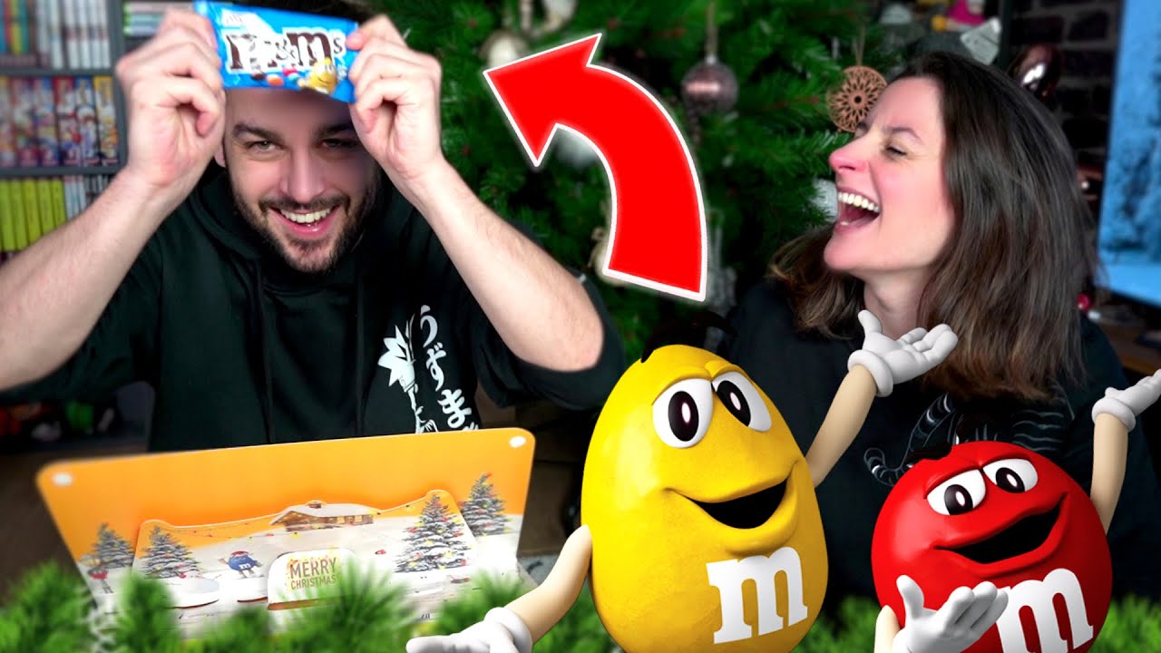 LES M&M'S CRISPY SONT LAAAAAA ! JOUR 24 CALENDRIER DE L'AVENT - YouTube