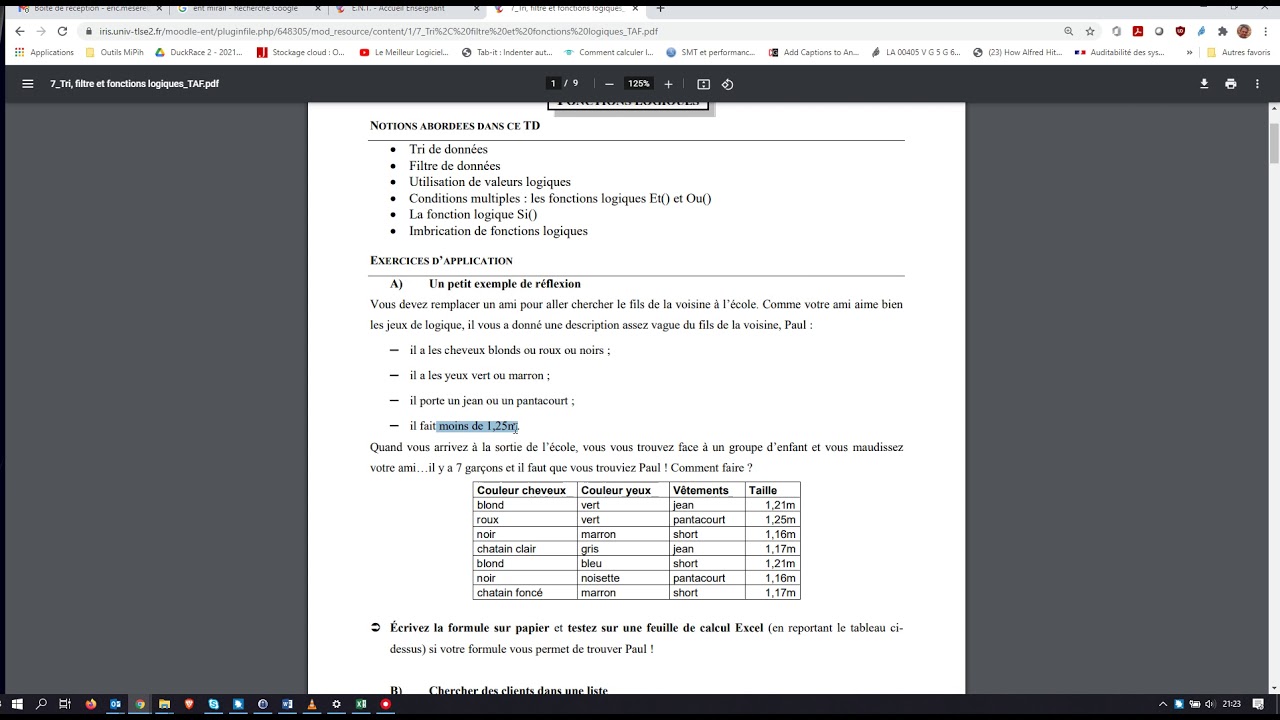 TD7 - Correction A - Un petit exemple de réflexion - YouTube