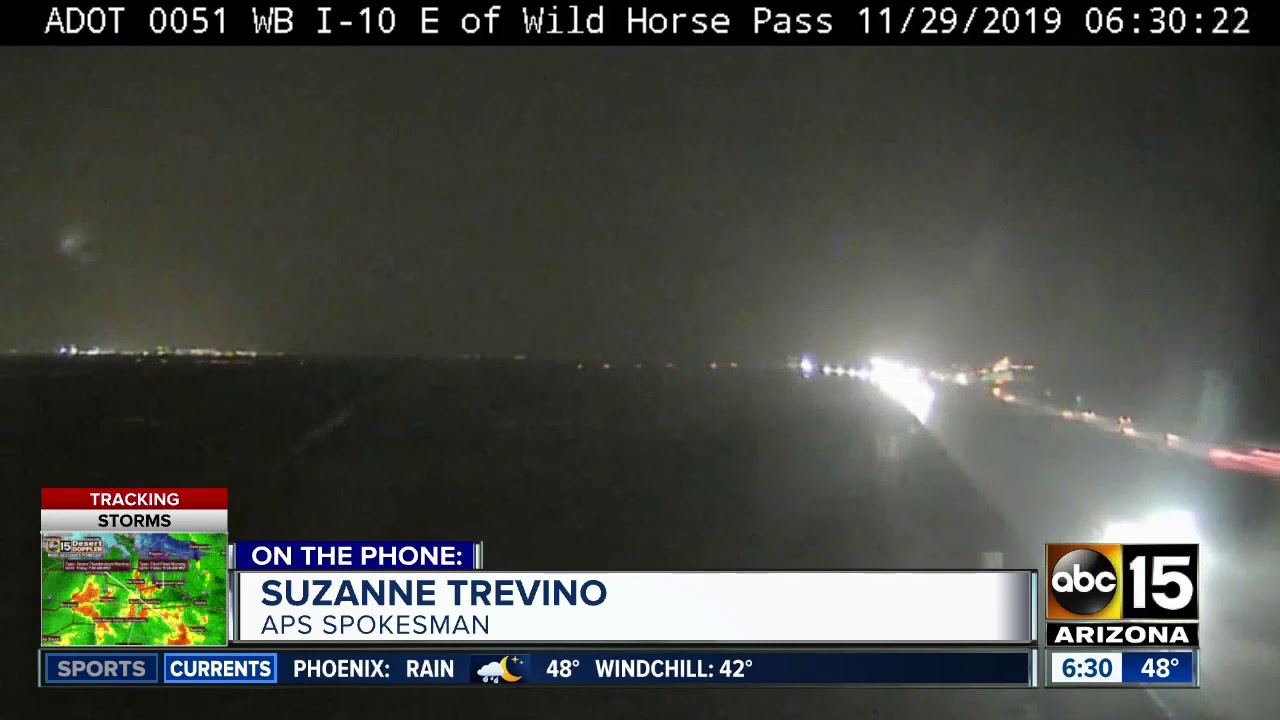 APS talks power outages amid storm - YouTube