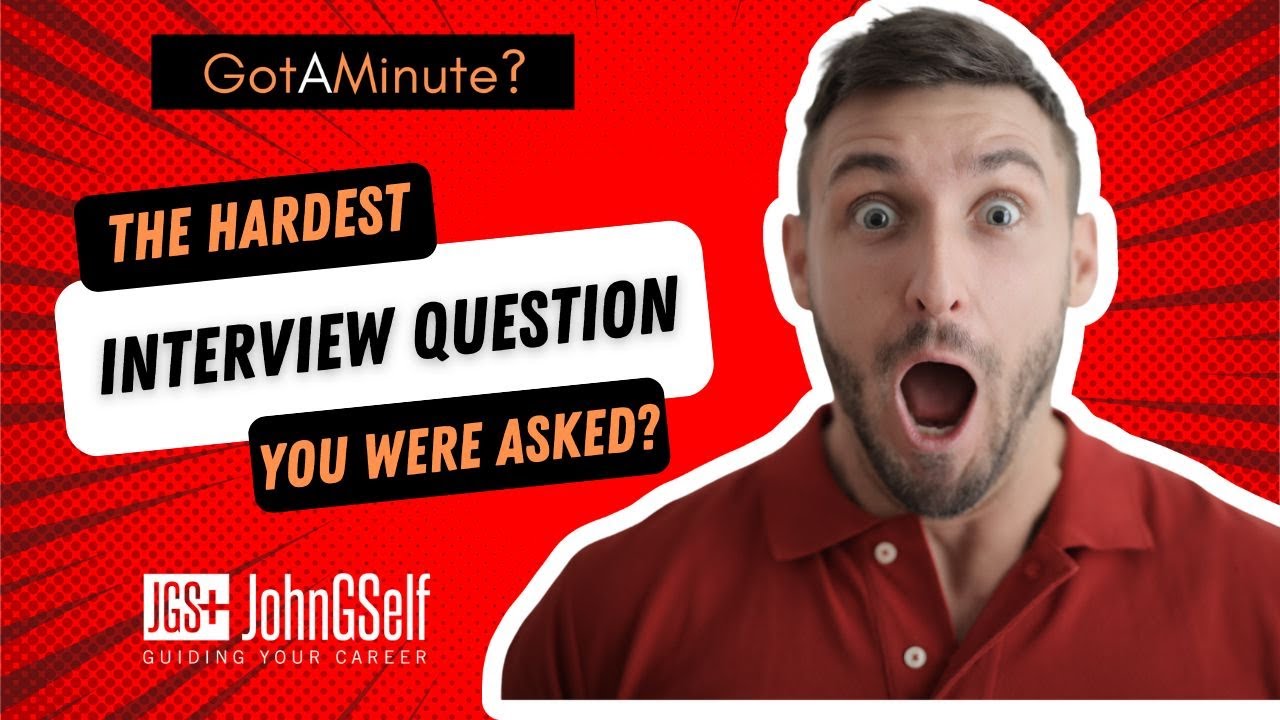 How to Answer the Hardest Question - YouTube